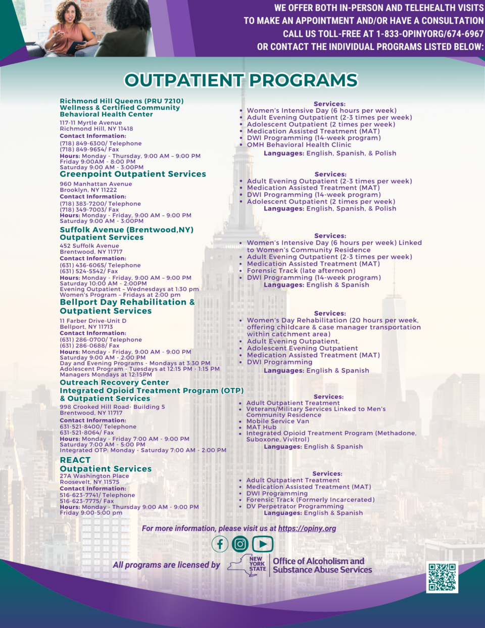 Need Help? | Outreach New York